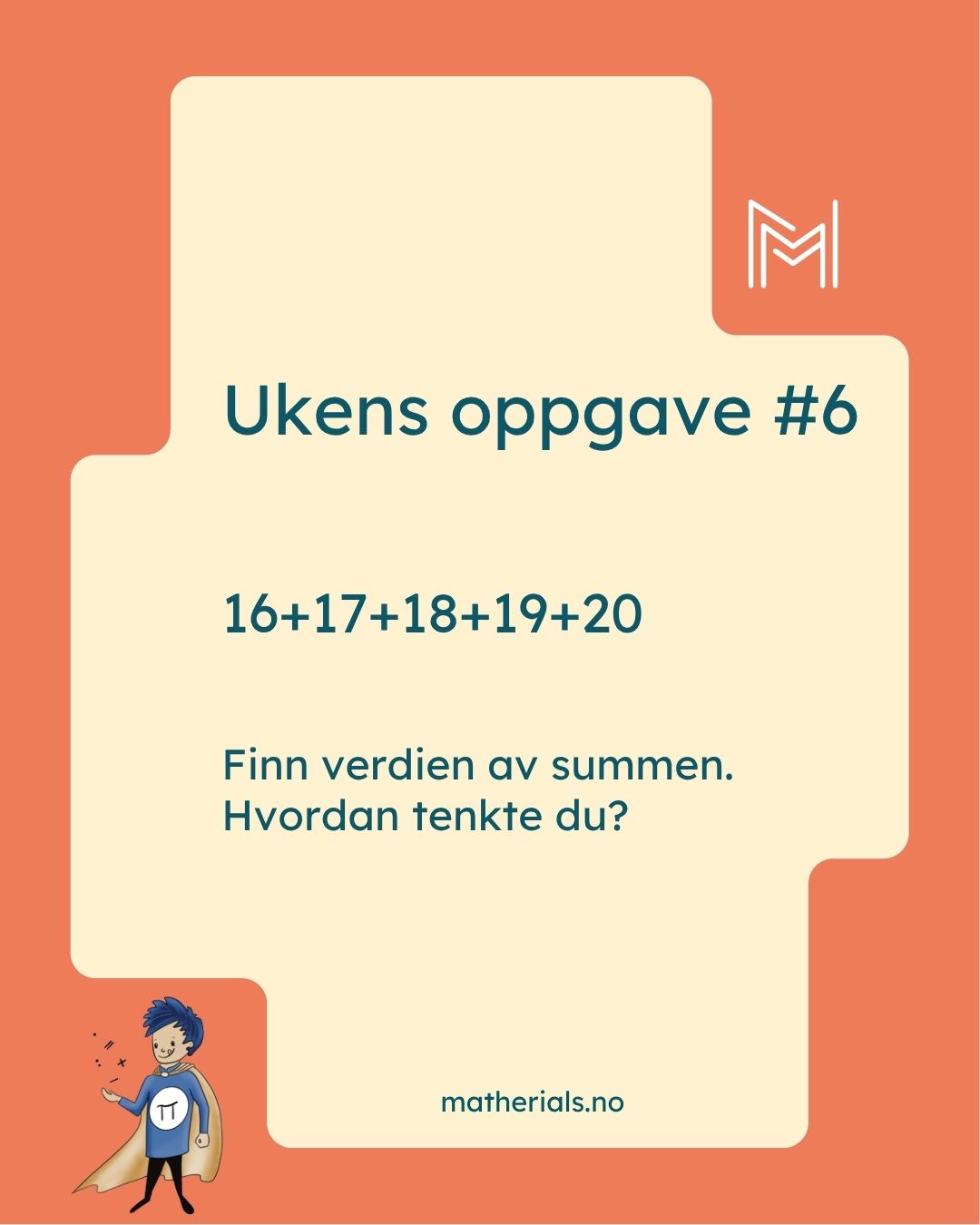 Verdien av summen – Matherials AS